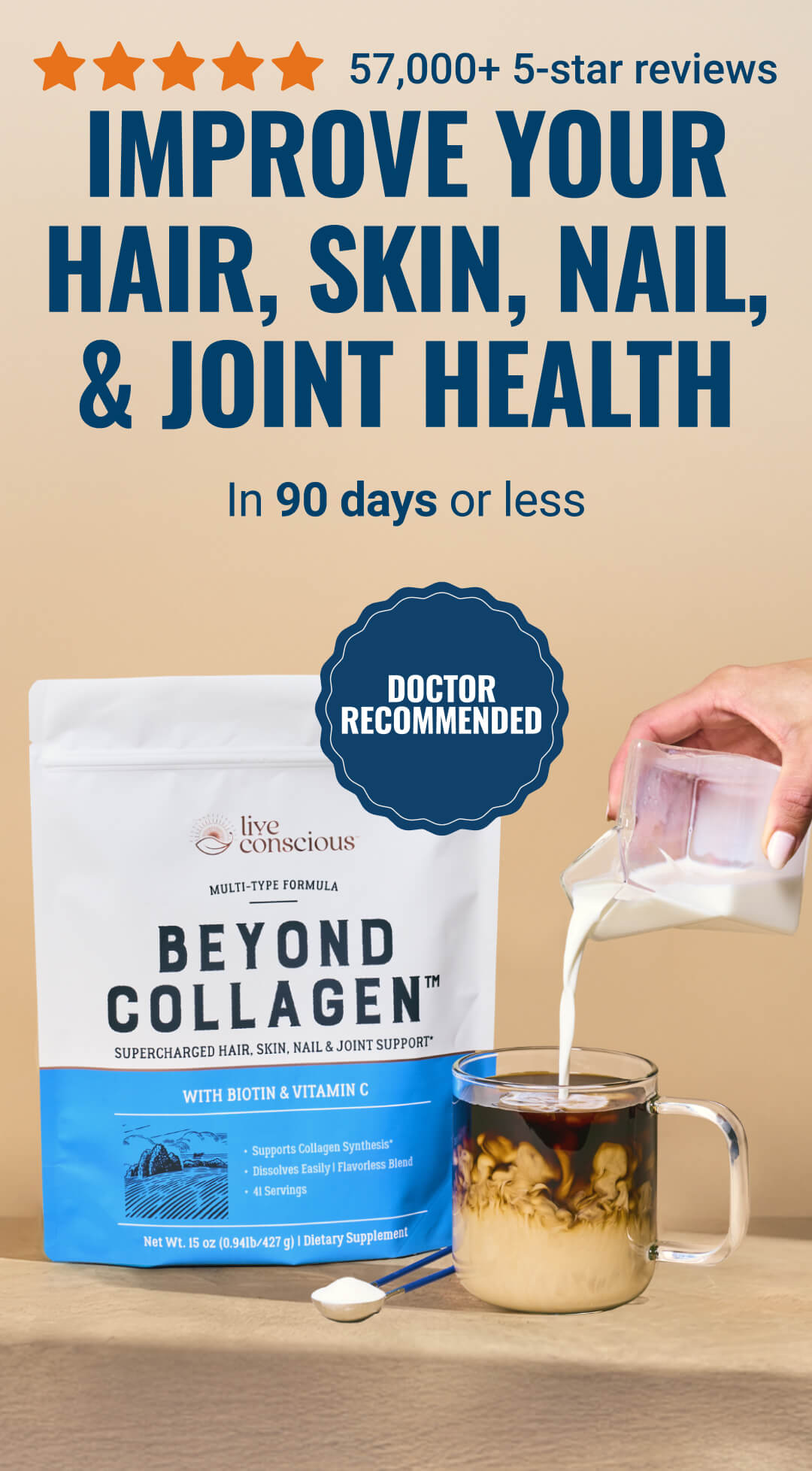 Beyond Collagen: Multi-Collagen Types I, II, III, V, & X + Biotin ...